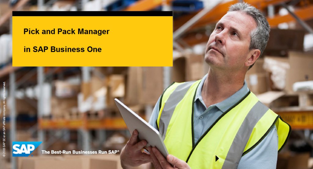 SAP Business One Pick and Pack functionaliteit - Jos Dielemans - SAP ...