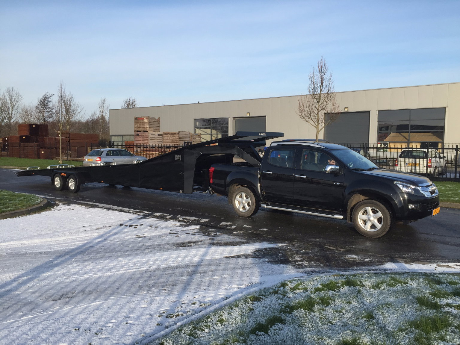 Car trailers for 1, 2, or 3 cars - Fifth Wheel - EN