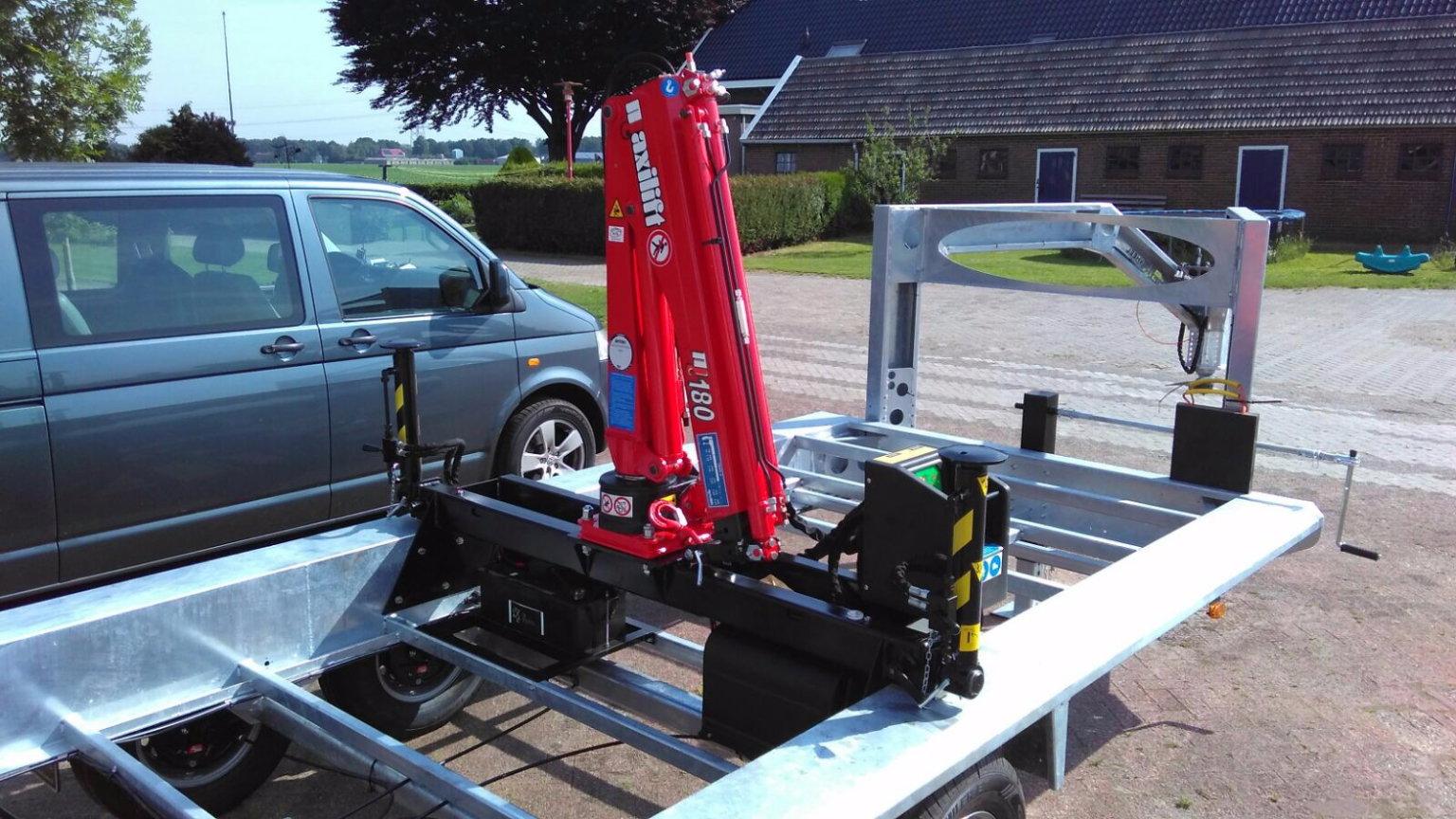 Fifthwheel Low Loader with Crane - Fifth Wheel - EN
