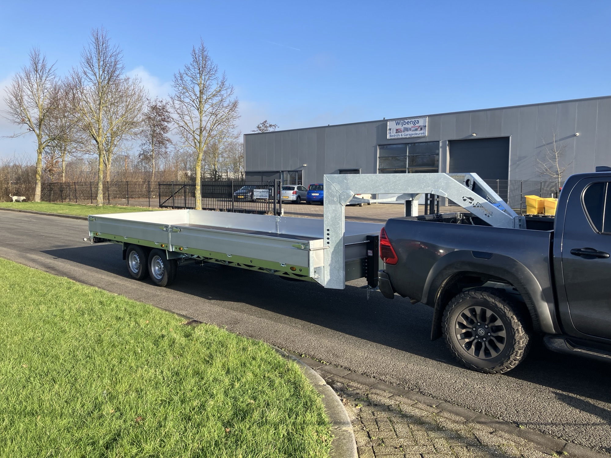 Fifthwheel plateauwagen geschroefd stalen chassis - Fifth Wheel - NL